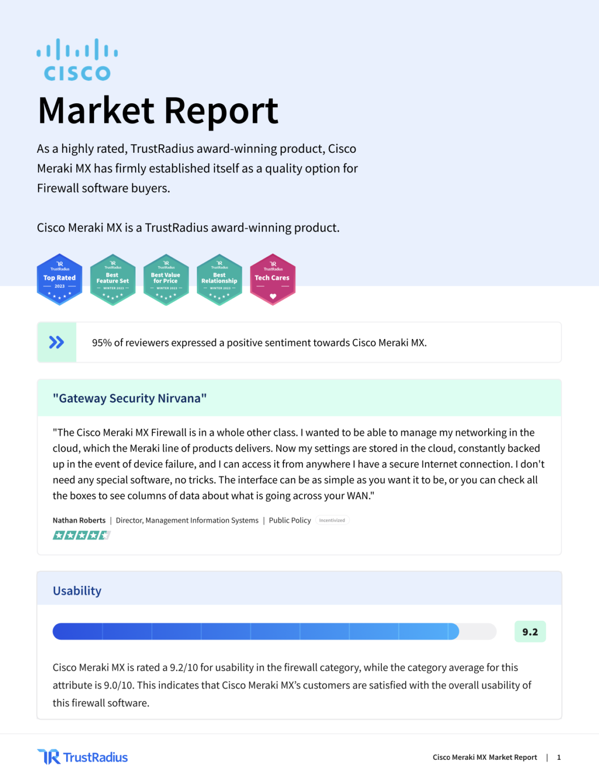 Cisco Meraki MX Firewall: Market Report – Techpublish 360